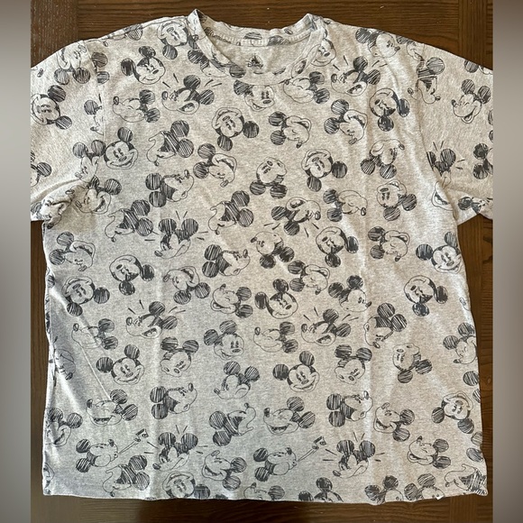 Shirts | Mickey All Over Print Tee | Poshmark